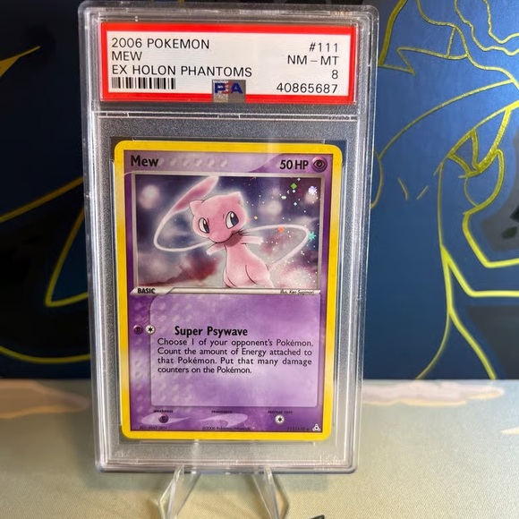 Pokemon | Toys | Pokemon Mew Ex Holon Phantoms Card Purple And Yellow ...